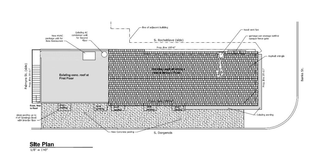 Check Out the Plans for Nola Melts aka Melt (2549 Banks Street) | Canal ...